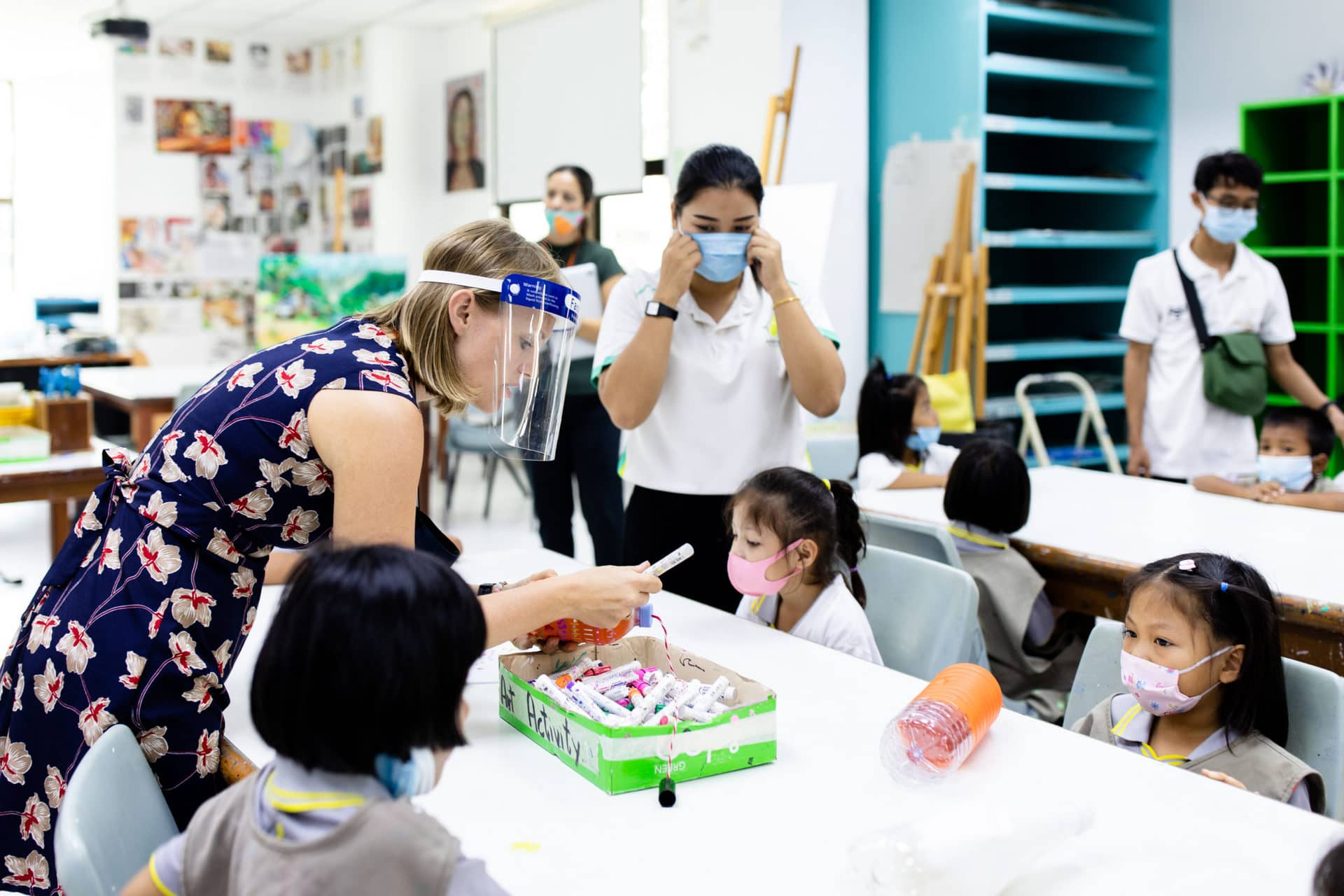 BISP’s Art Department welcomes children from the Asia Center Foundation ...