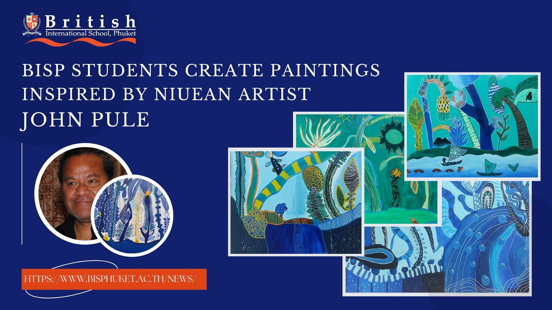 BISP Students Create Paintings Inspired by Niuean Artist John Pule ...