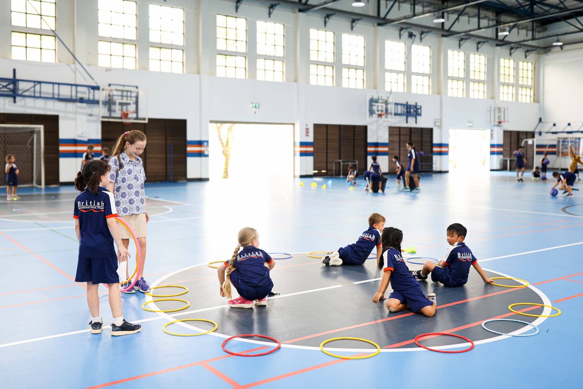 Year 6 Wellbeing Leaders lead KS1 PE Lessons | British International ...