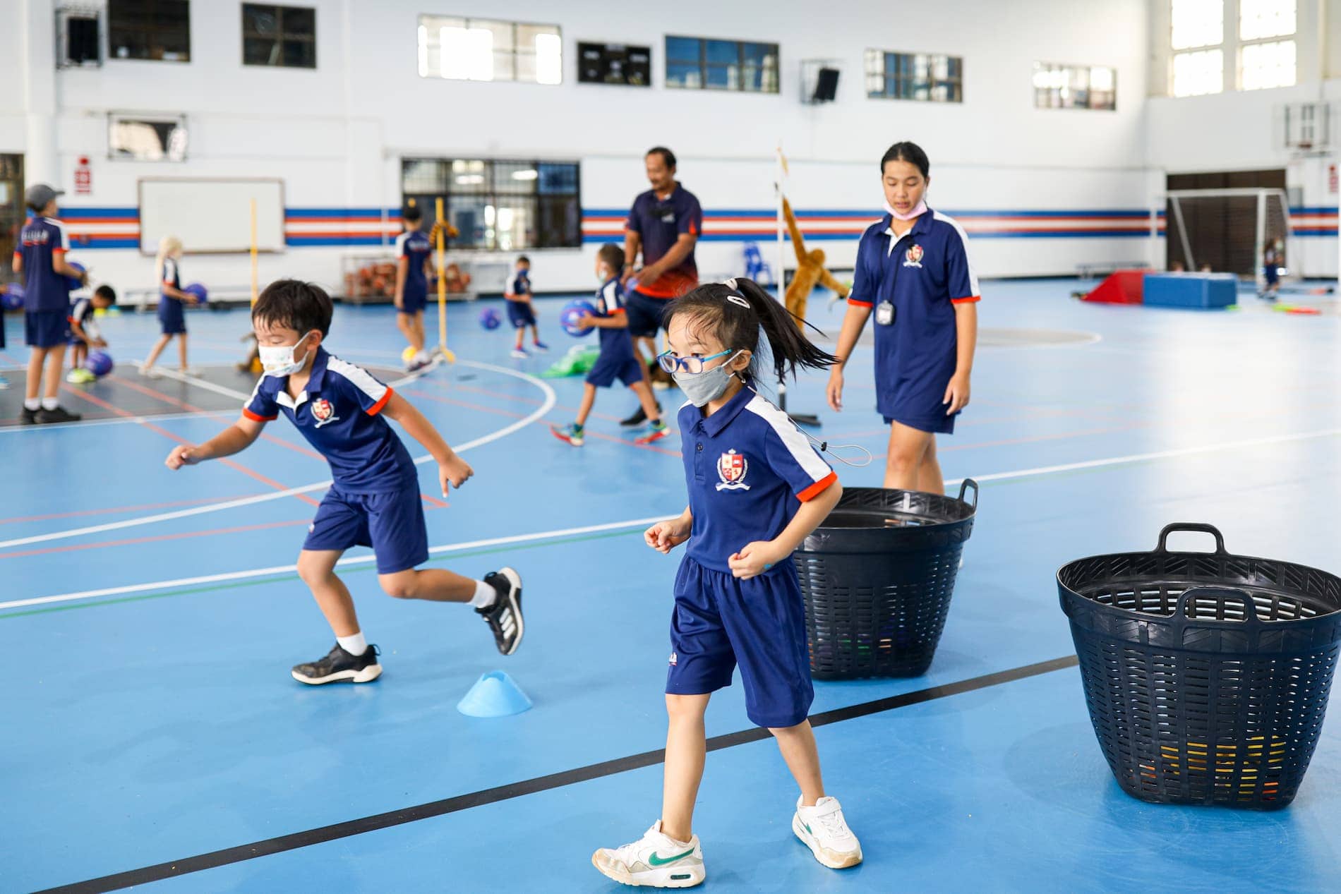 Year 6 Wellbeing Leaders lead KS1 PE Lessons | British International ...
