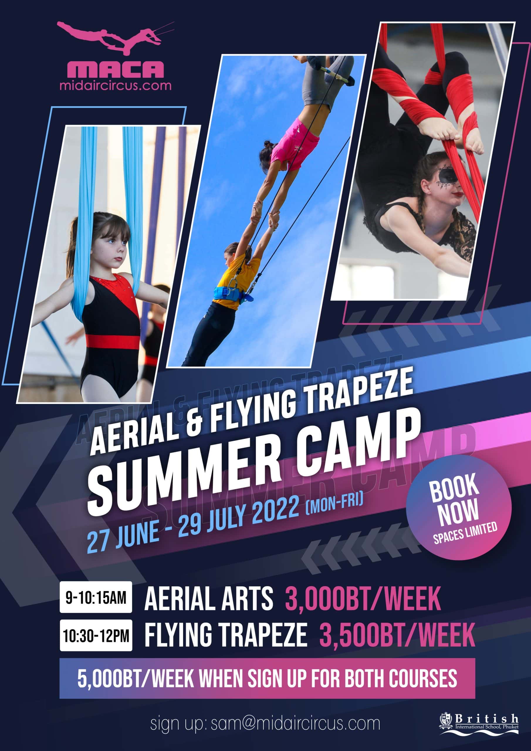 MACA to Host Aerial & Flying Trapeze Summer Camp at BISP | British ...