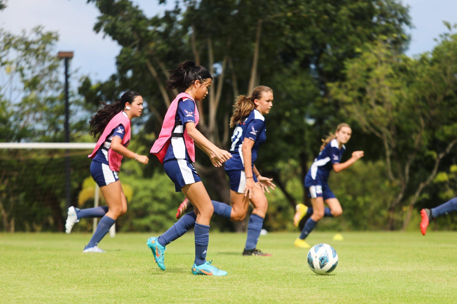 U18 Girls Football Team Training for Upcoming Tournaments | British ...