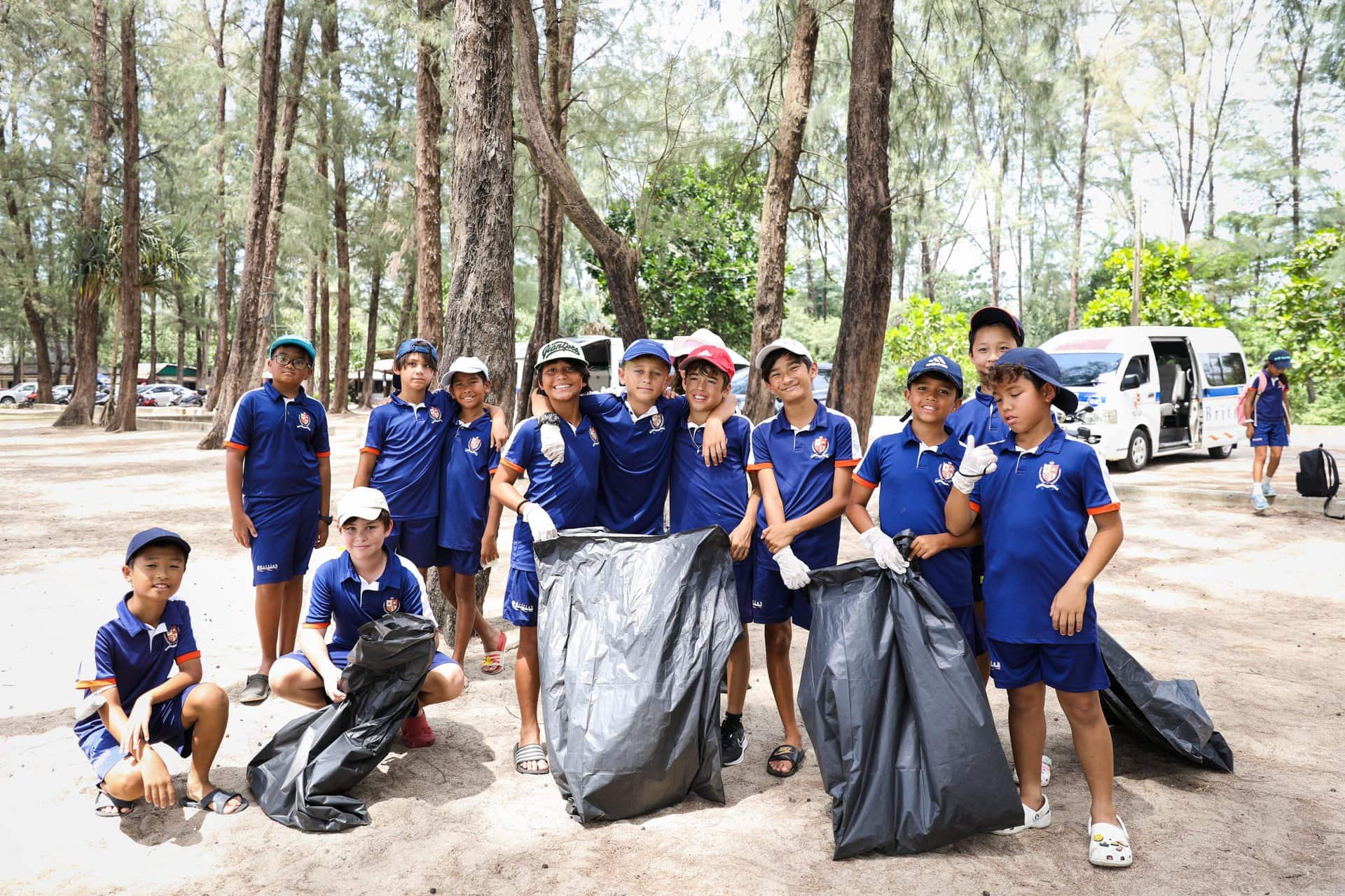 Students Take Part in Artistic Beach Clean | British International ...