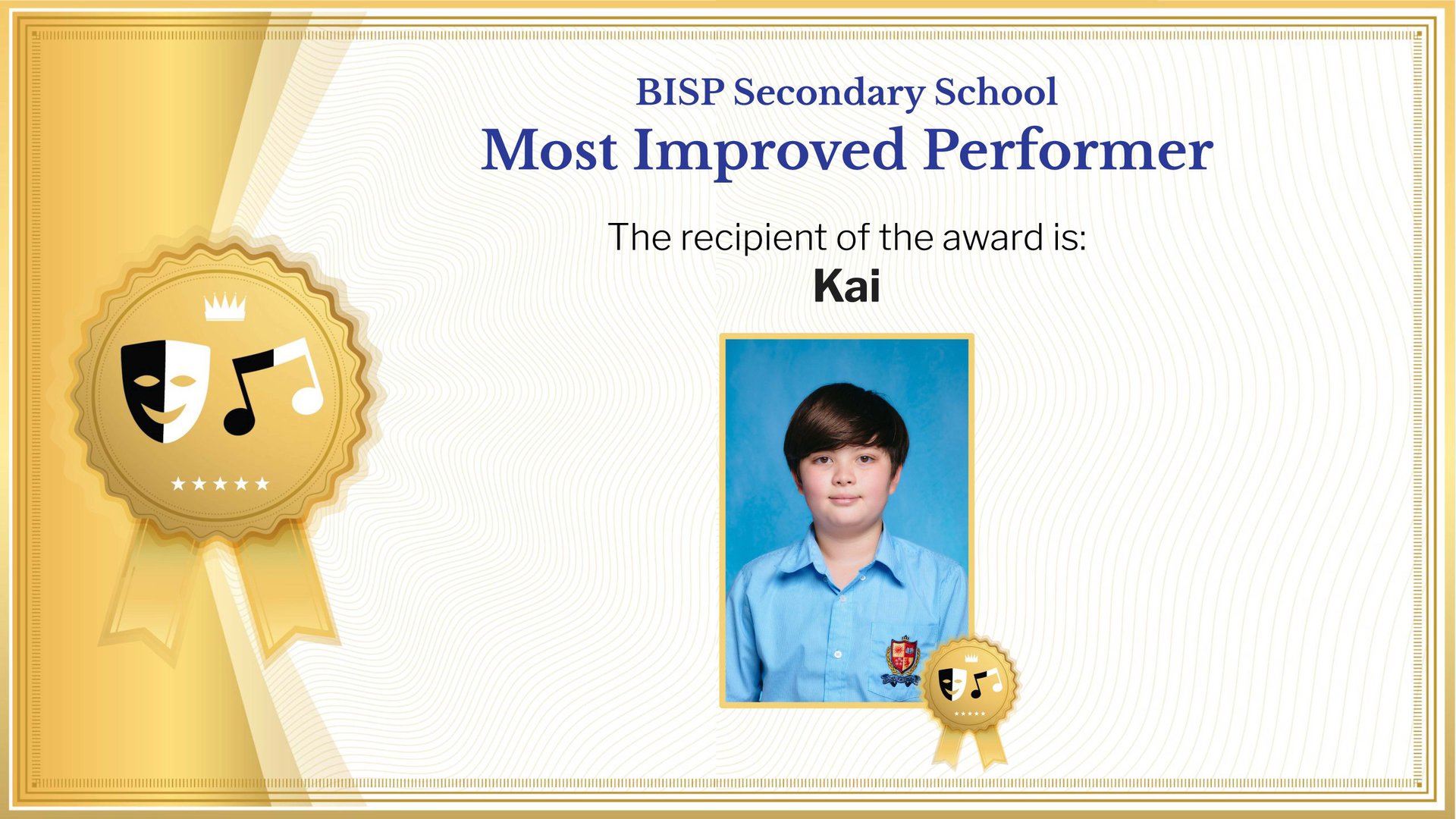 BISP 2023 Arts Awards Drama Department Recipients | British ...