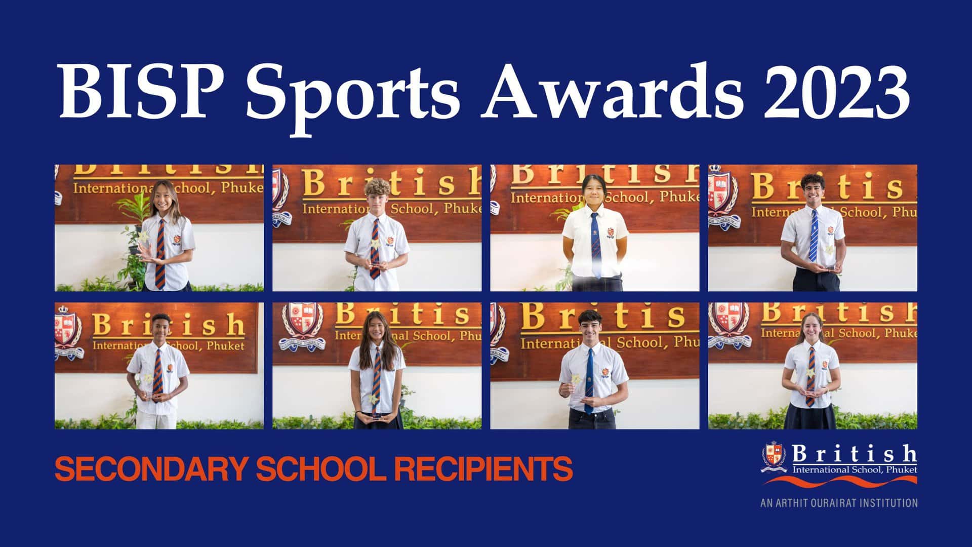 BISP 2023 Sports Awards Secondary School Recipients | British ...