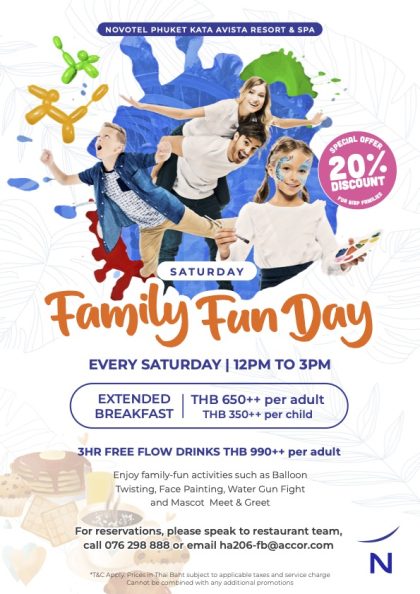 OFFER: BISP Families Invited for Family FunDay at Novotel Phuket Kata ...