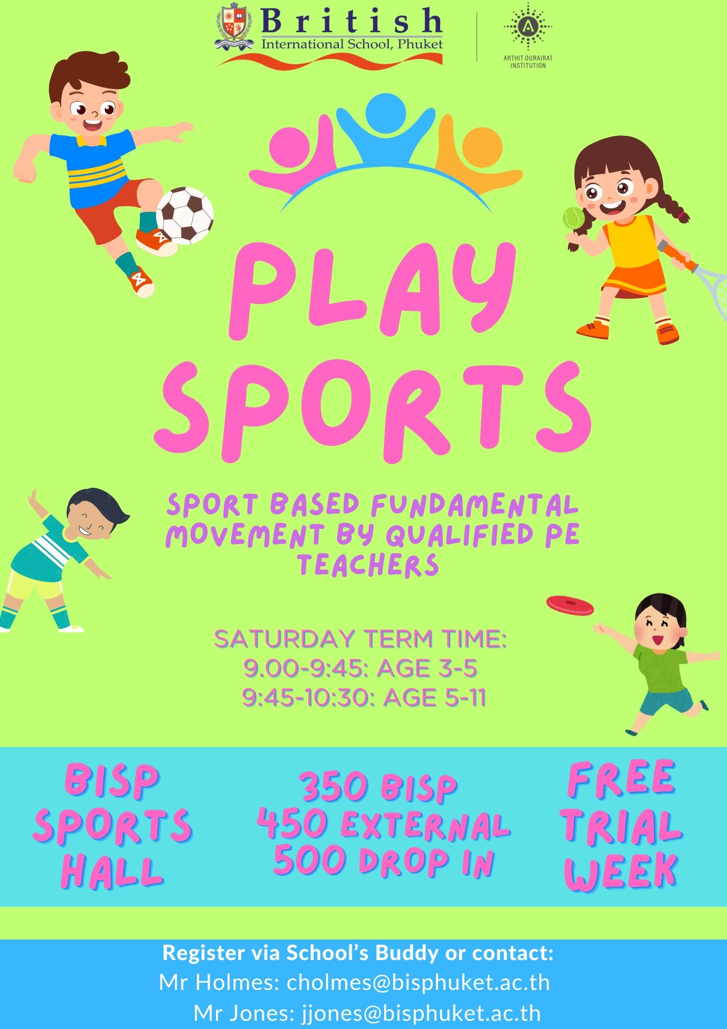 Exciting Start to Play Sports Saturdays! | British International School ...